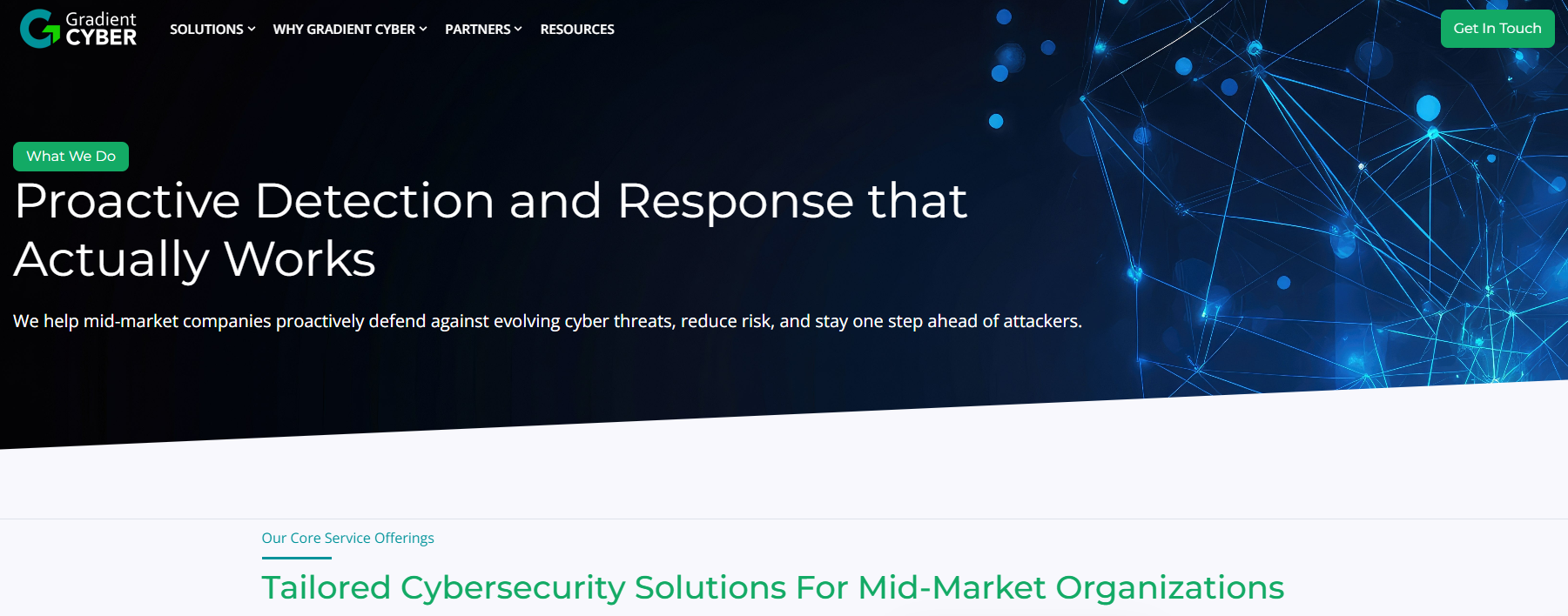 Managed XDR for Mid-Market Organizations | Gradient Cyber