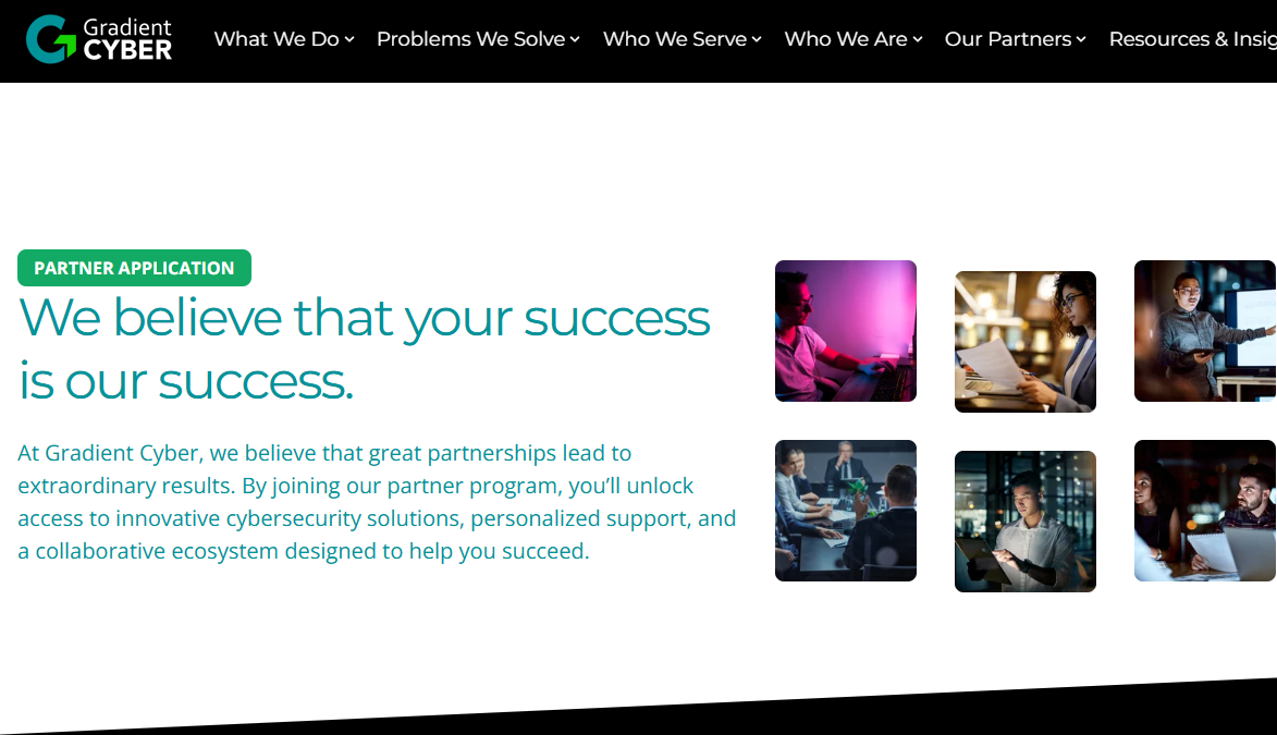 Gradient Cyber Partner Application | Join us today!